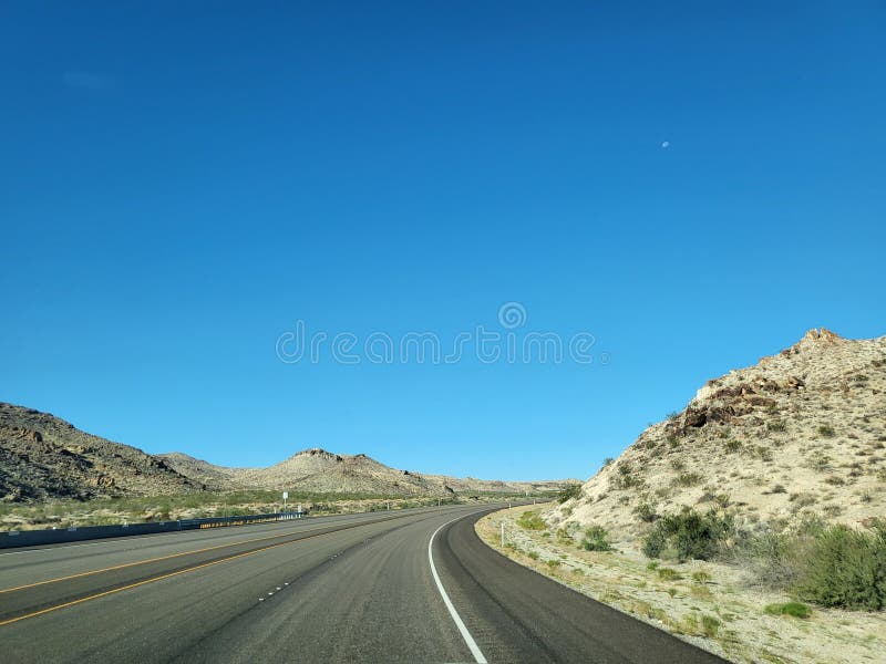 A Long, Long Way To Go! Road Trip! Stock Photo - Image of uphill ...