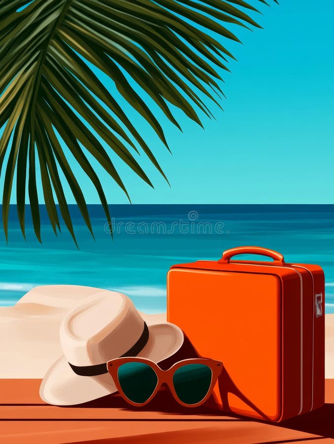 Long Weekend Escape Holiday Planning Guide Beach Suitcase Hat ...