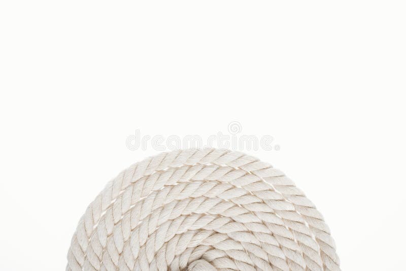 Curled up rope stock photo. Image of twisted, circle - 19205392