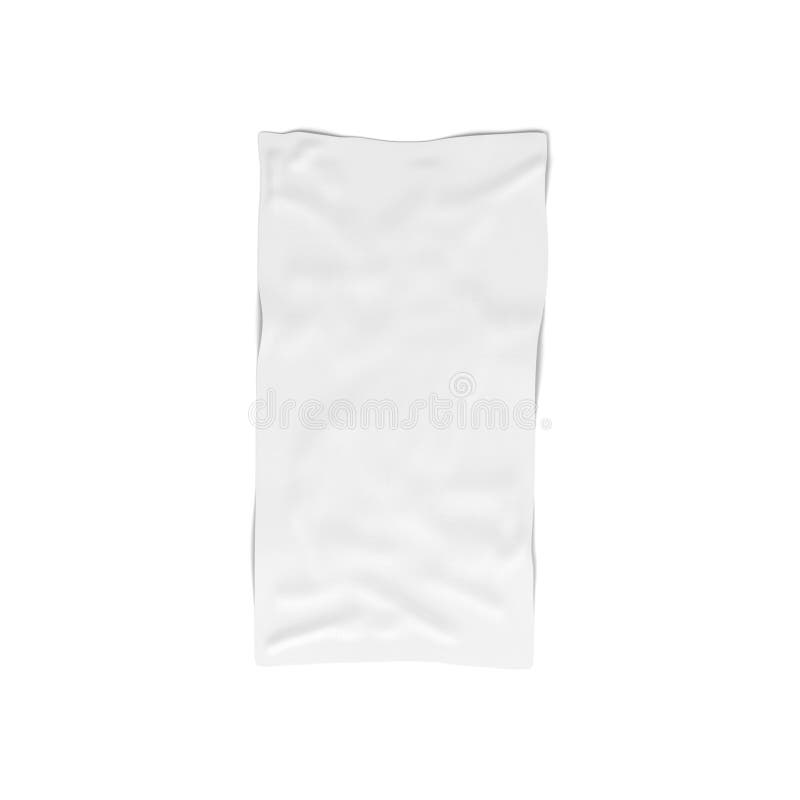 Long White Rectangular Scarf with Simple Design and Lightweight ...