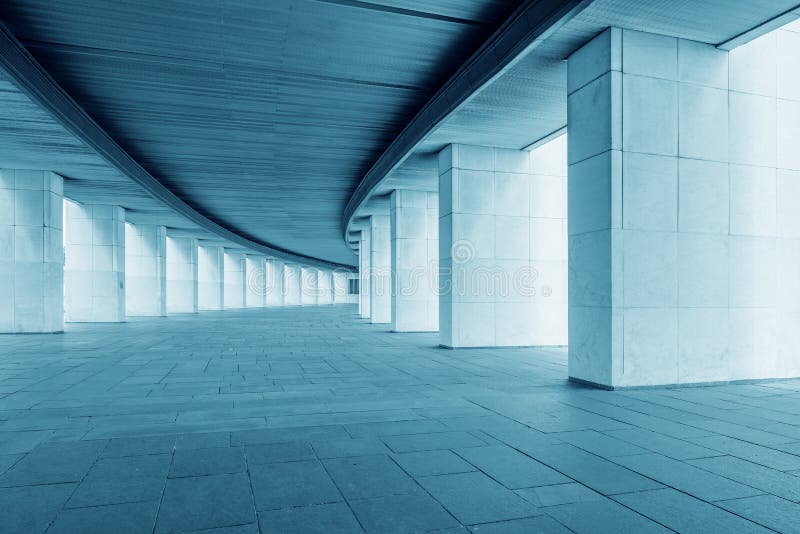 Long wide corridor. stock photo. Image of background - 66739168