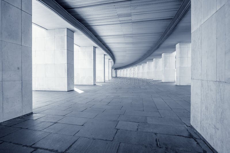 Long wide corridor. stock photo. Image of hope, corridor - 66742354