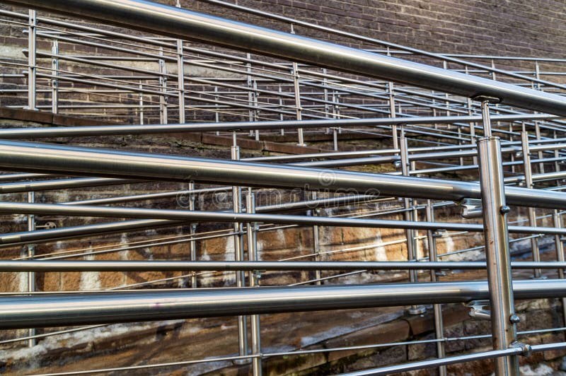 Long winding ramp stock photo. Image of steel, access - 279034856