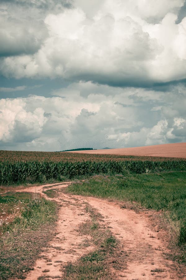 Long winding road stock image. Image of travel, distance - 75162901