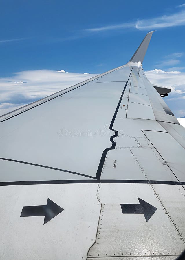 Airplane long wing stock image. Image of wing, long - 290566357