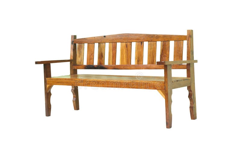 Long wooden chair stock illustration. Illustration of armchair - 35513731