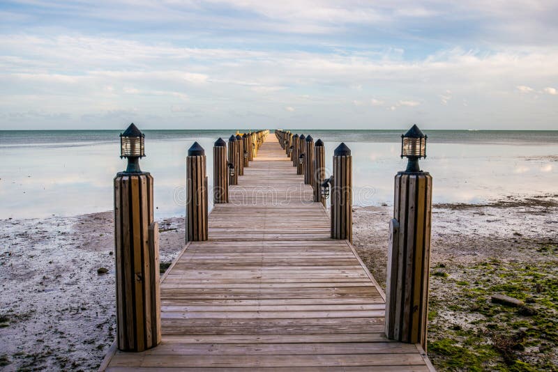 Long pier stock image. Image of florida, keys, wooden - 133064075