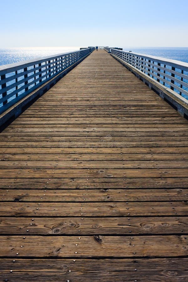 Long wooden Pier stock photo. Image of long, tourism - 14143424