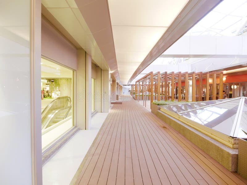 Long wooden walkway stock image. Image of long, frame - 21494483