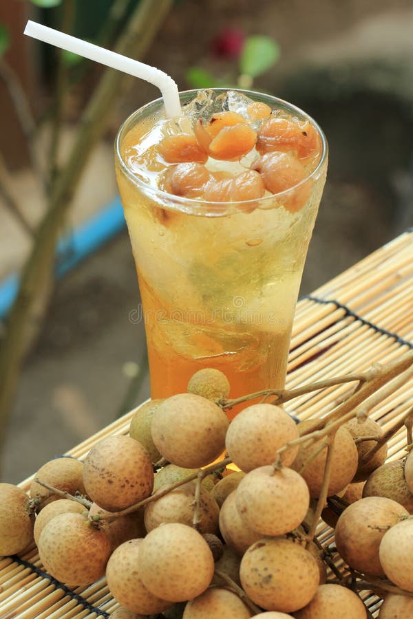 Longan juice cold water stock image. Image of brown, isolated - 36203815