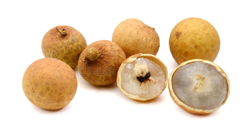 Longan Fruit on White. stock photo. Image of lychee - 169960320