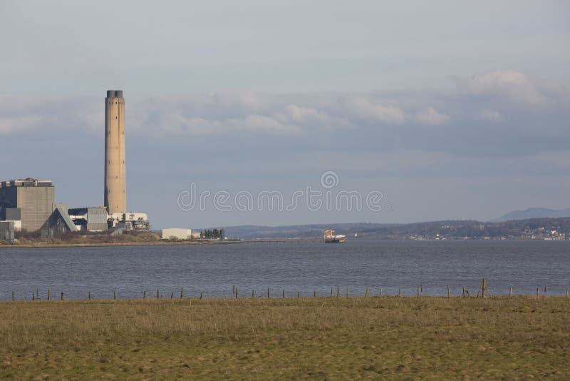 Longannet power station stock image. Image of tidal, buildings - 54237977