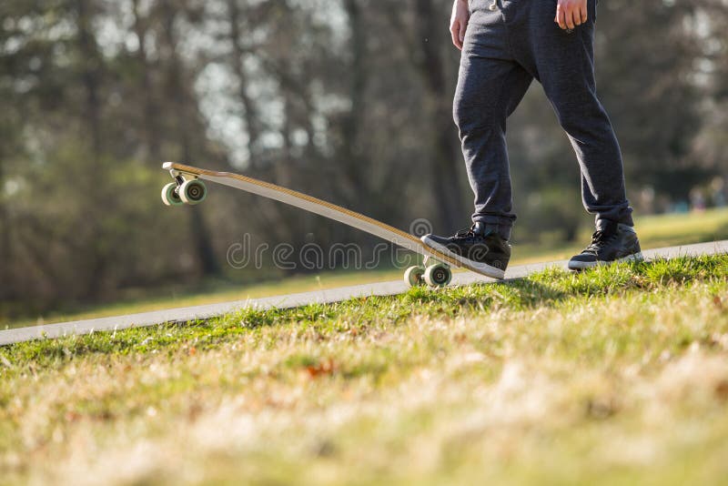 Longboarding stock image. Image of leisure, people, ongboard - 46425081