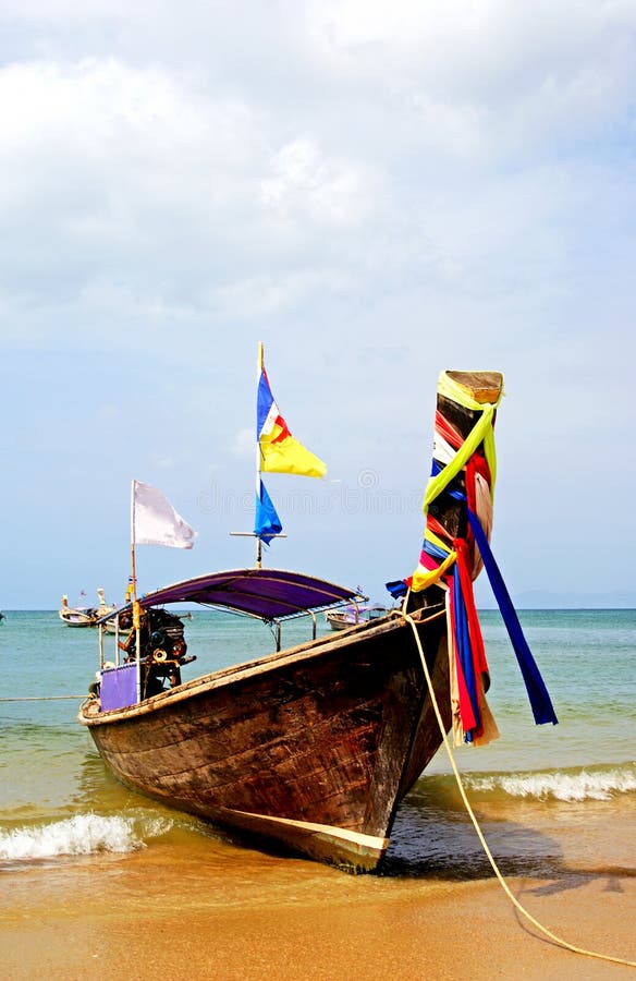 Longboat at Your Service stock image. Image of backpacking - 13641445
