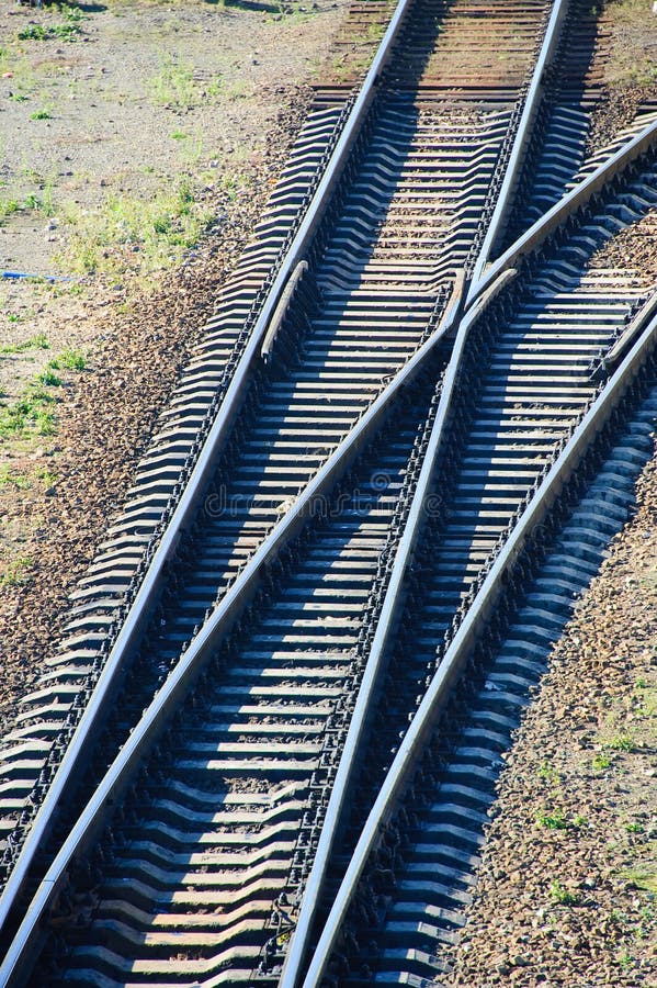 Longerons I image stock. Image du piste, acier, railway - 14096193