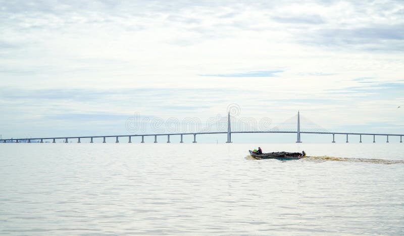 The longest bridge stock photo. Image of southeast, labuan - 189005702