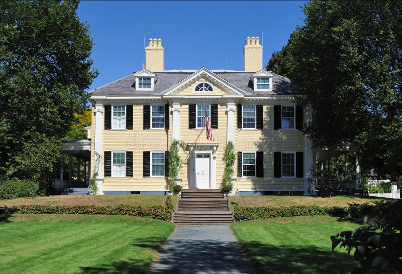 Longfellow House stock photo. Image of attraction, place - 16976890