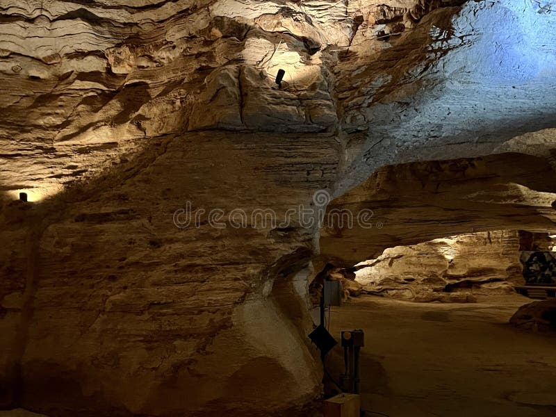Longhorn Caverns stock image. Image of terrain, geology - 274666661