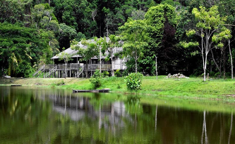 Longhouse stock image. Image of country, longhouse, history - 14195911