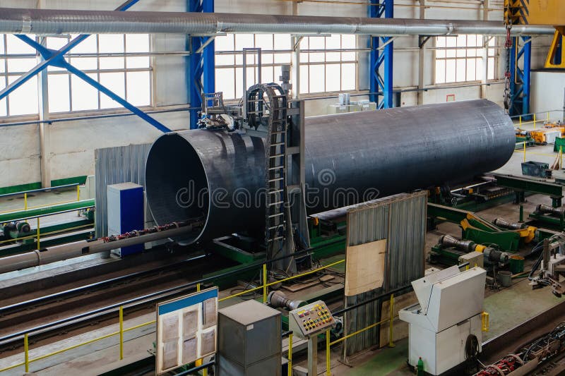 Longitudinal Tack Welding Machine for Welding of Outer Seam of Steel ...