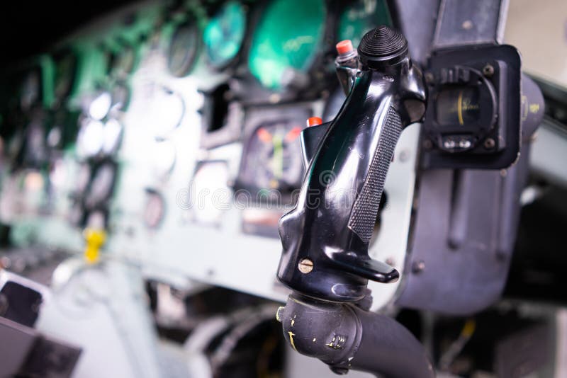 Longitudinal View of the Control Panel in the Electronics Lab Stock ...