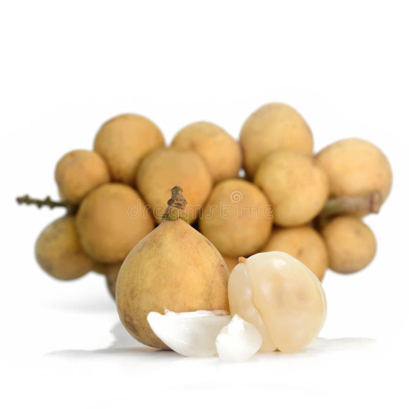 Longkong ,Langsat Or Lanzones Fruit Is Endemic To Southeast Asia Stock ...