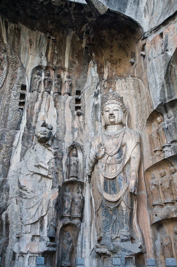 Longmen Caves Luoyang stock photo. Image of ancient, longmen - 7052418