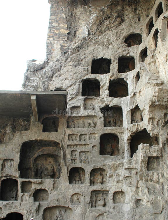 Longmen grotto stock photo. Image of buddha, ancient, ruins - 7204462