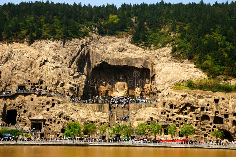 Longmen Caves stock photo. Image of luoyang, grotto, religious - 4586432