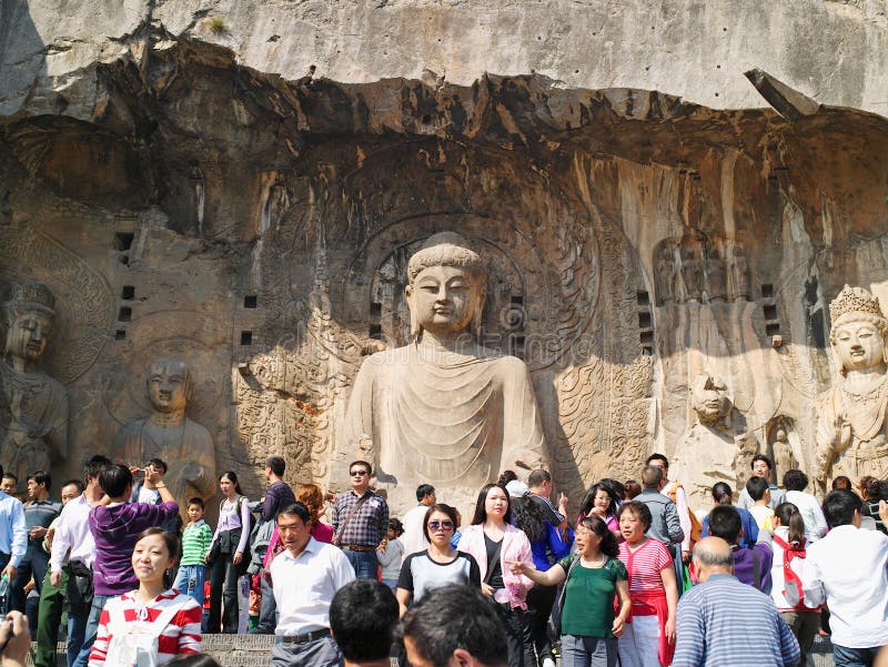 Longmen Grottoes editorial stock image. Image of china - 21508189