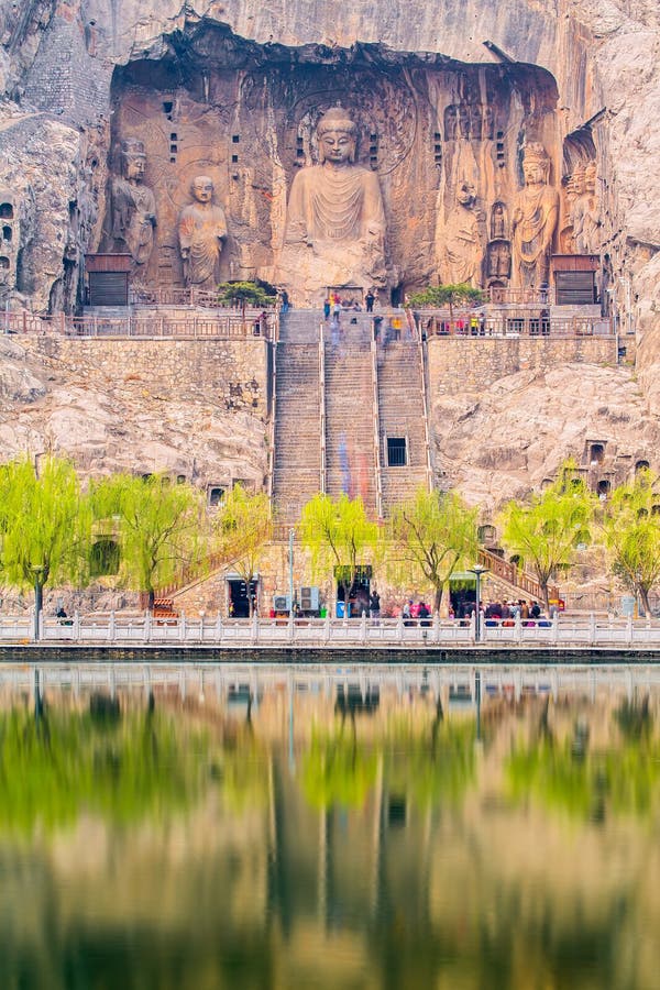 Longmen Grottoes stock image. Image of four, fengxiansi - 42253935