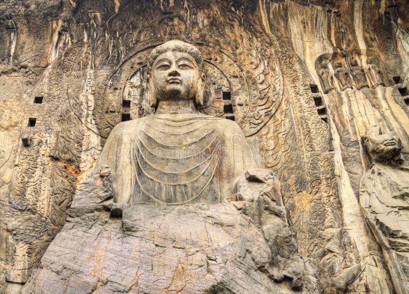 Longmen Grottoes Luoyang Henan Province Stock Image - Image of ...