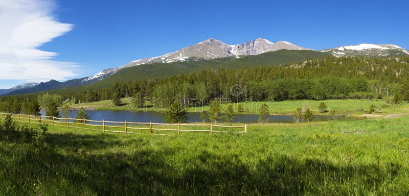 Longs Peak stock image. Image of summer, rocky, mountains - 94945739