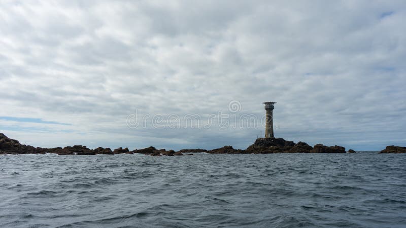 Longships Lighthouse, Cornwall Stock Image - Image of scenic, porth ...