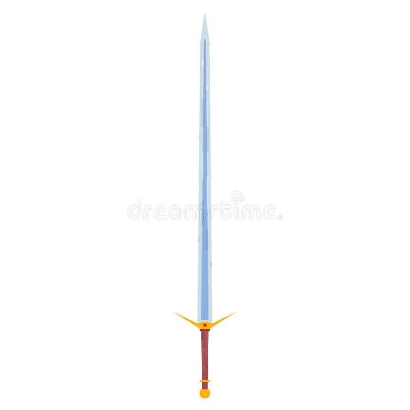 Medieval longsword stock illustration. Illustration of blade - 38993071