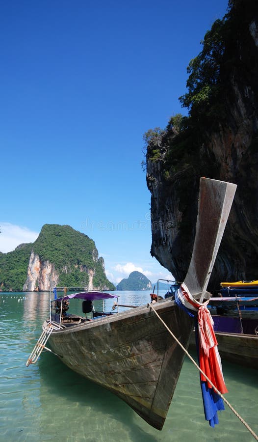 Thailand Rock Formation in Sea Stock Photo - Image of geological, asia ...
