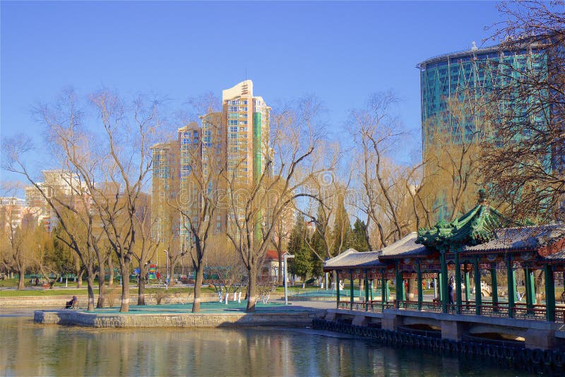 Longtan park, Beijing stock image. Image of longtan - 175992877