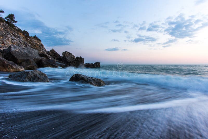 Longtime on water stock image. Image of sunset, summer - 40710923