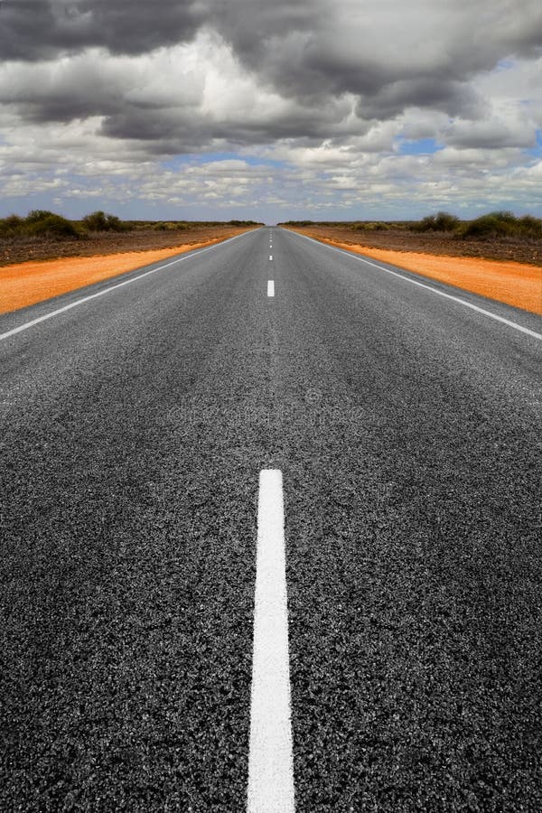 Route droite photo stock. Image du signal, horizontal - 11359682