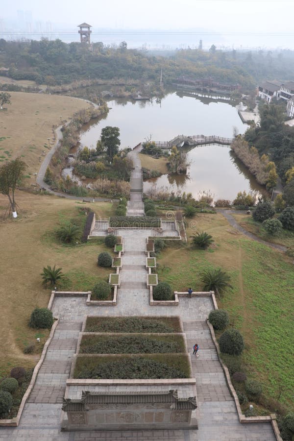 China Longyuan Gorge Bridge Jungle Stock Image - Image of historic ...
