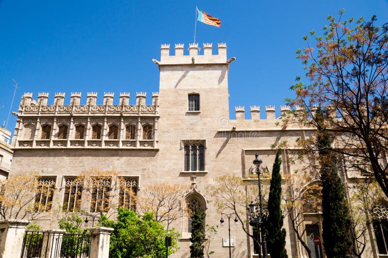 Lonja de la Seda stock image. Image of comunidad, spain - 45345681