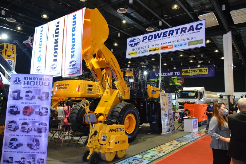 Lonking Wheel Loader at Philconstruct in Pasay, Philippines Editorial ...