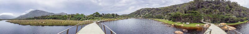 Loo-Errn Track and Tidal River in Wilsons Promontory, Panoramic Stock ...