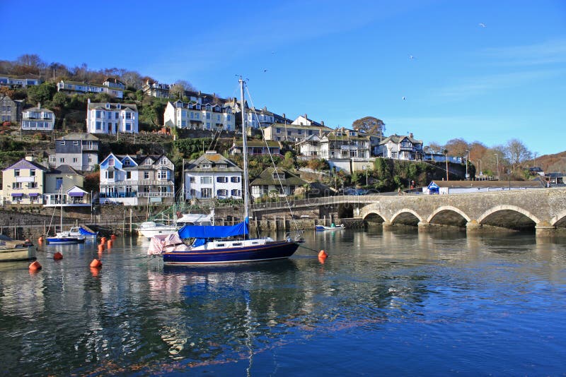 Bodinnick To Fowey Ferry in Cornwall UK Editorial Image - Image of ...