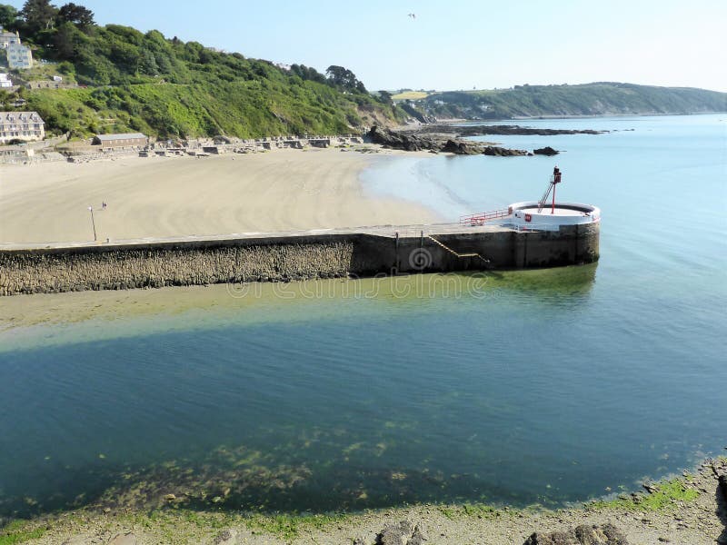 Looe Pier, Cornwall, UK stock photo. Image of looe, beautiful - 127326820