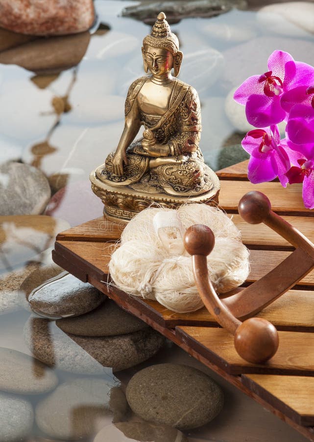 Water Environment at Asian Beauty Spa Stock Photo - Image of wood ...