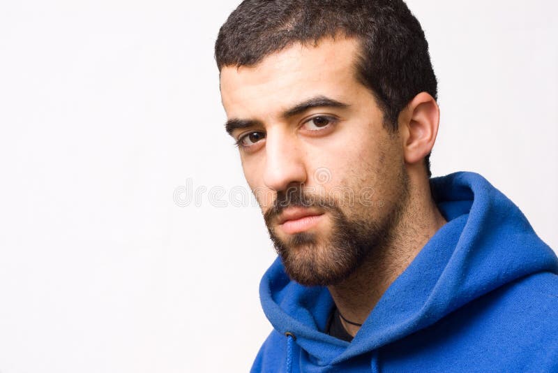 Aggressive look stock photo. Image of white, hair, hands - 13257710