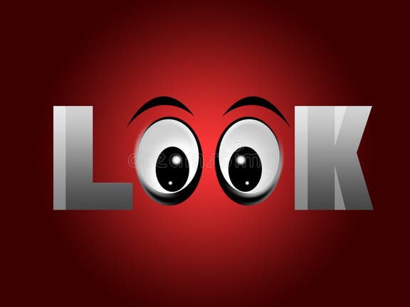 Word Look Eyes Stock Illustrations – 224 Word Look Eyes Stock ...