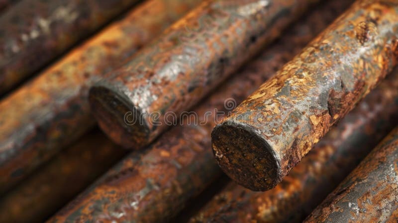 With a Look of Aged Elegance these Steel Rods Feature a Blend of Smooth ...