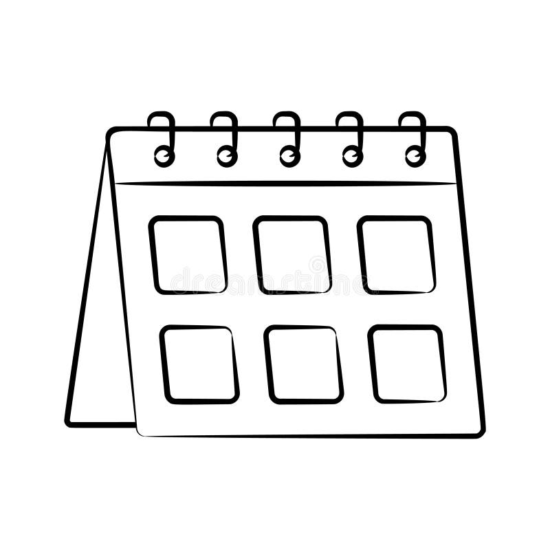 Look at this Amazing Hand Drawn Icon of School Timetable Calendar Stock ...